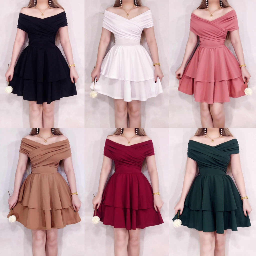 JER-JEN BARBIE CLASSY ELEGANT OFF SHOULDER FORMAL DRESS/KOREAN STYLE ...
