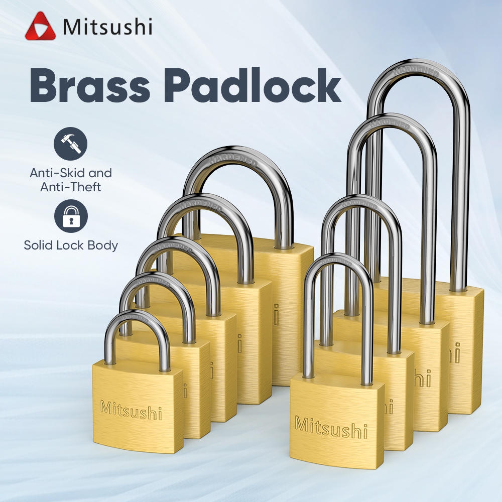 Mitsushi Security Padlock 25/32/38/50/63mm short/long Padlock ...