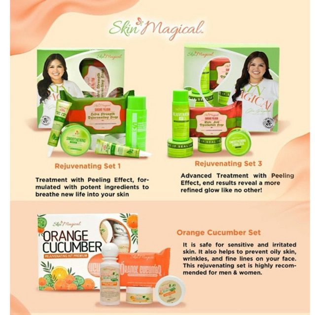 Skin Magical Sets (1,2,3) | Shopee Philippines