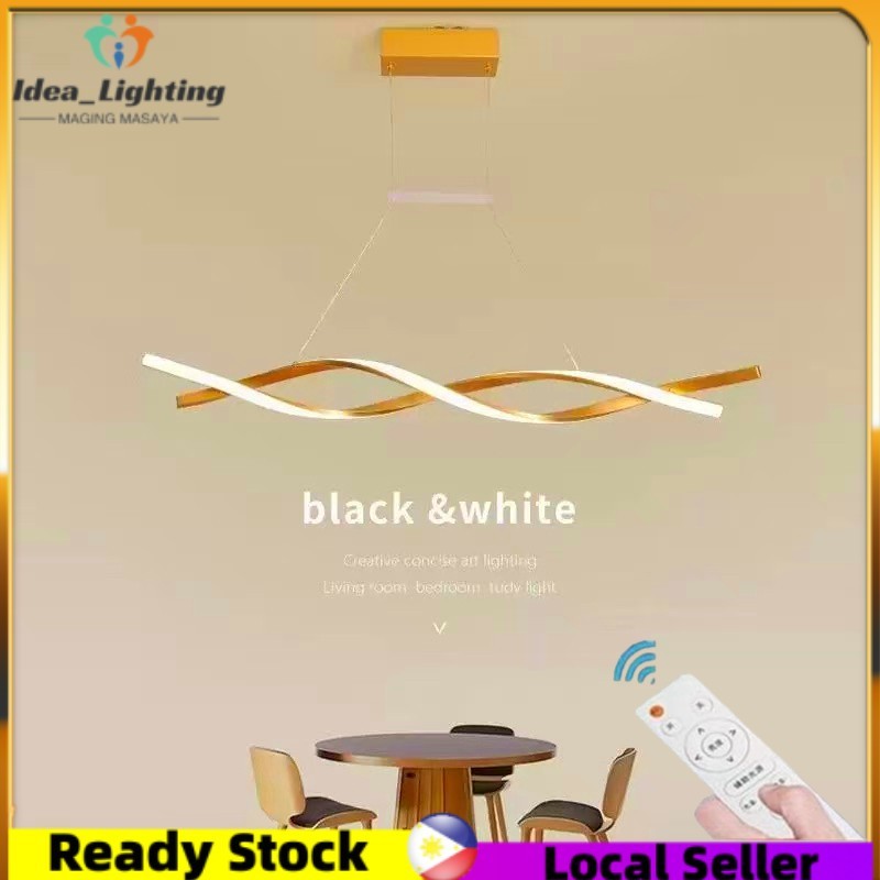 Chandelier Ceiling Light Tri Color Hanging Lamp For Kitchen Bar Counter ...