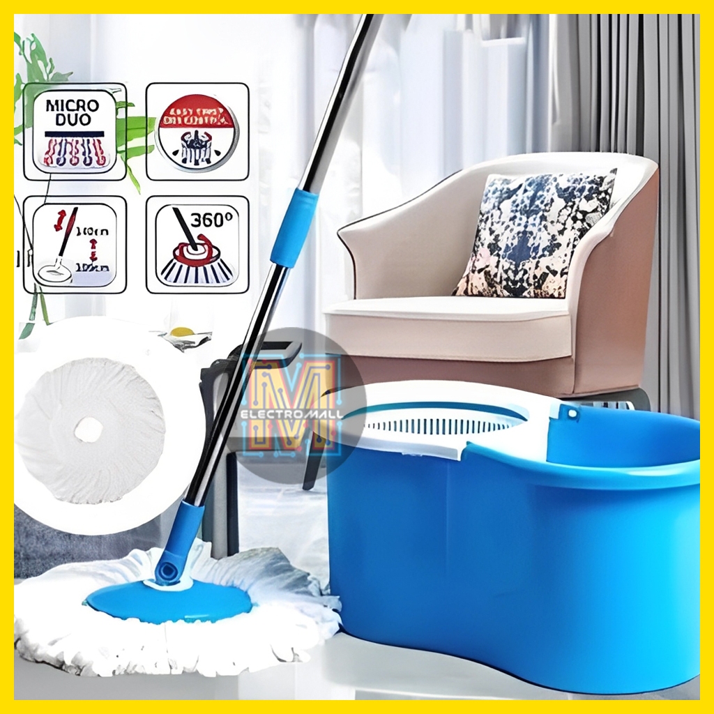 Mop With Spinner and Bucket Magic Spin Tornado Mop 360 Easy Rotating ...