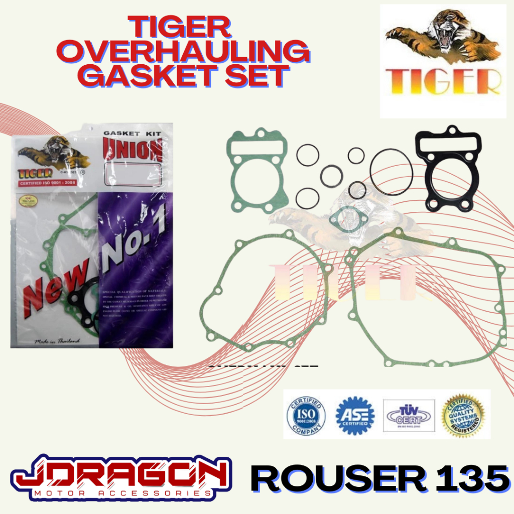 TIGER OVERHAULING GASKET (ROUSER 135) | Shopee Philippines