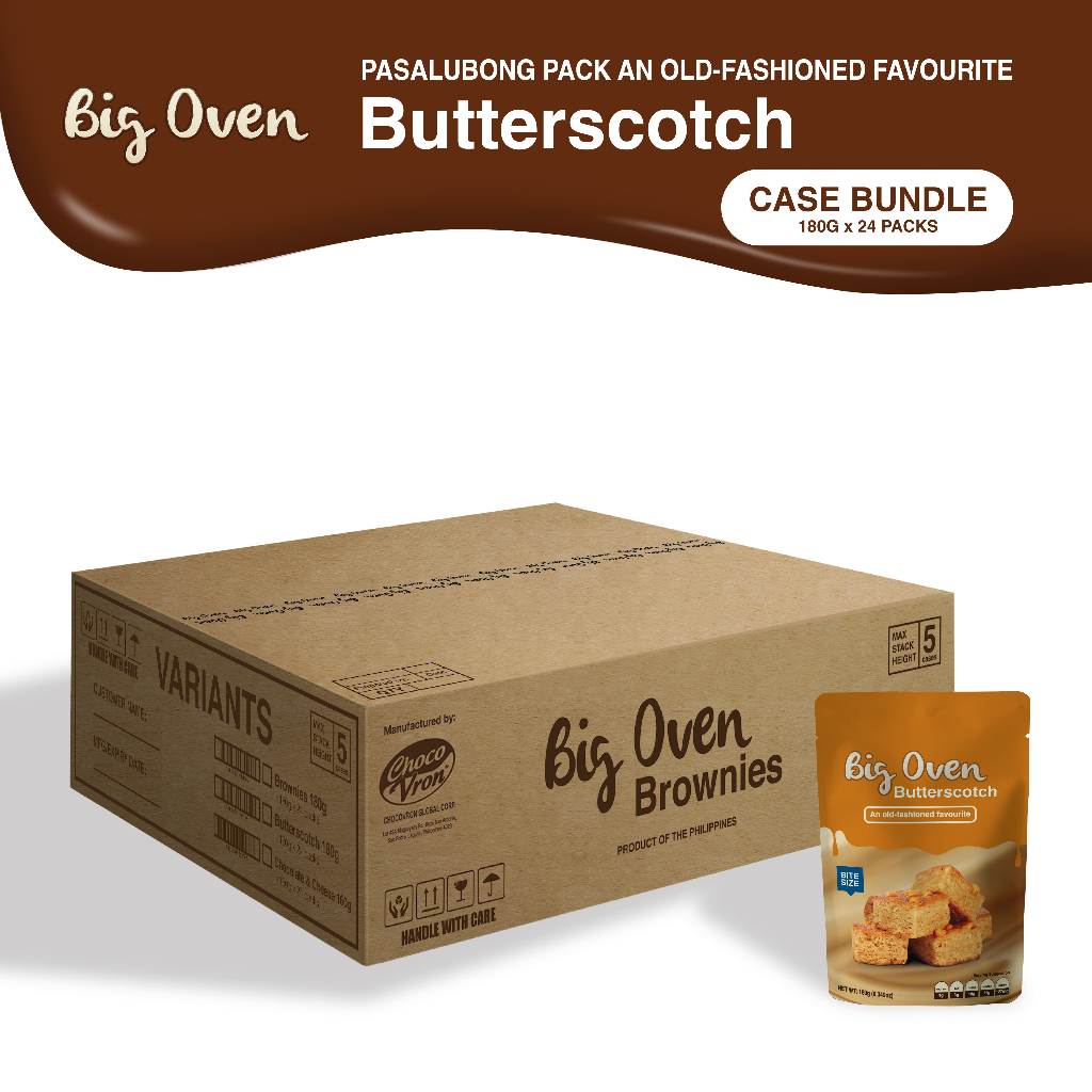 Big Oven Pasalubong Pack Butterscotch 180g (1 CASE) | Shopee Philippines