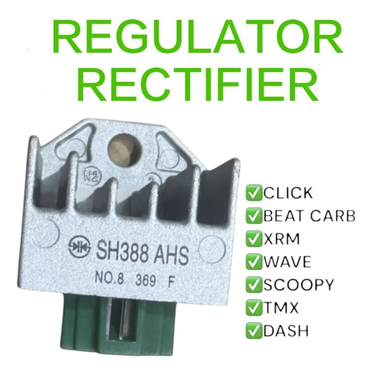 Honda Regulator Rectifier Comp Honda Click 110/ Honda Beat Carb/ Honda ...