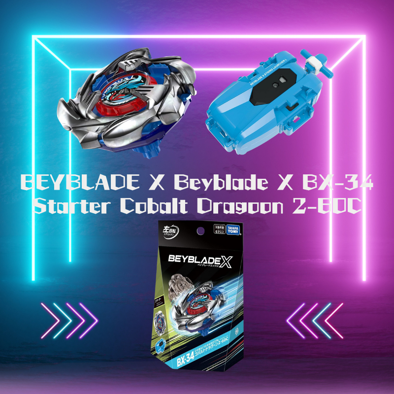BEYBLADE X BX-34 Starter Cobalt Dragoon 2-60C | Shopee Philippines