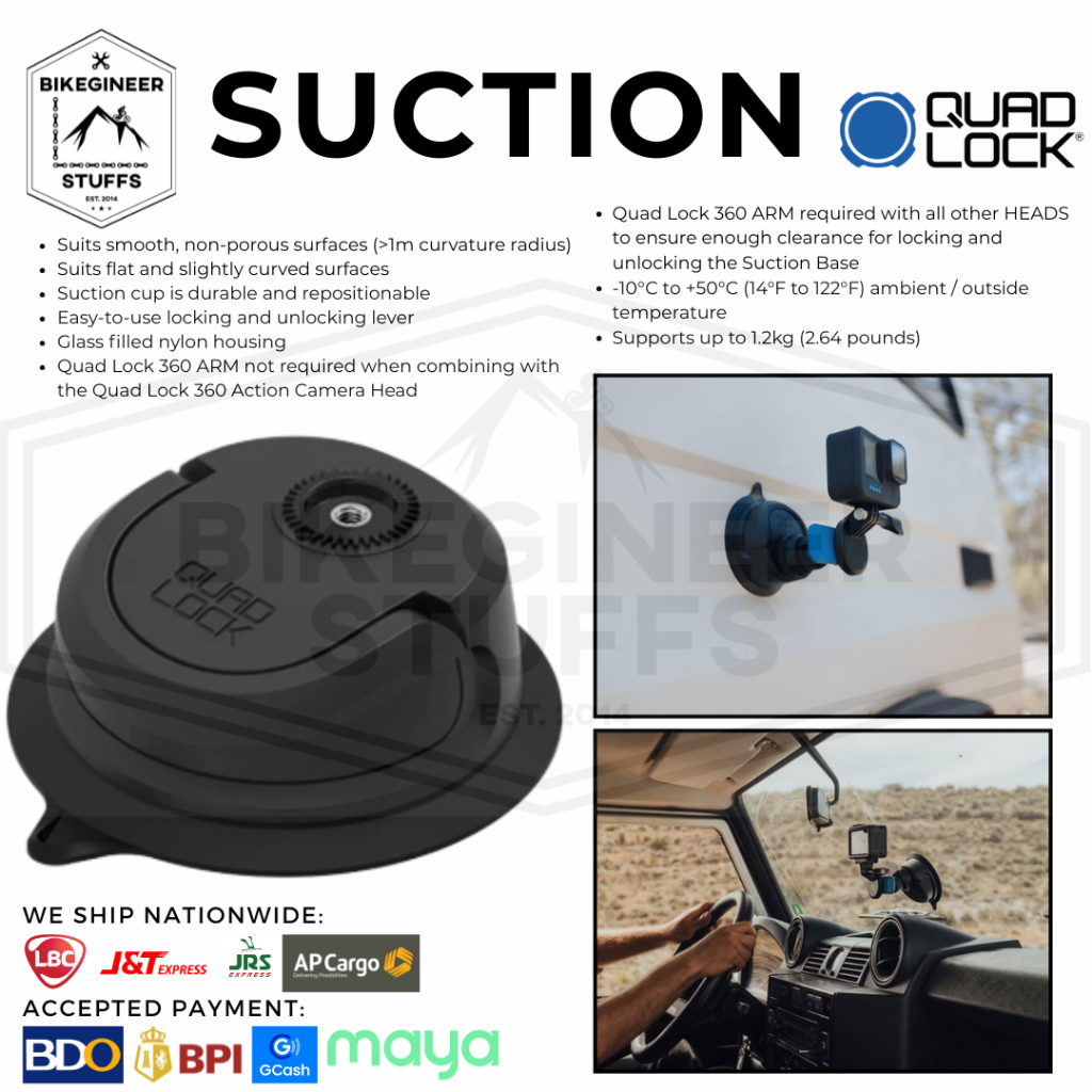 Quad Lock 360 Base Suction | Shopee Philippines