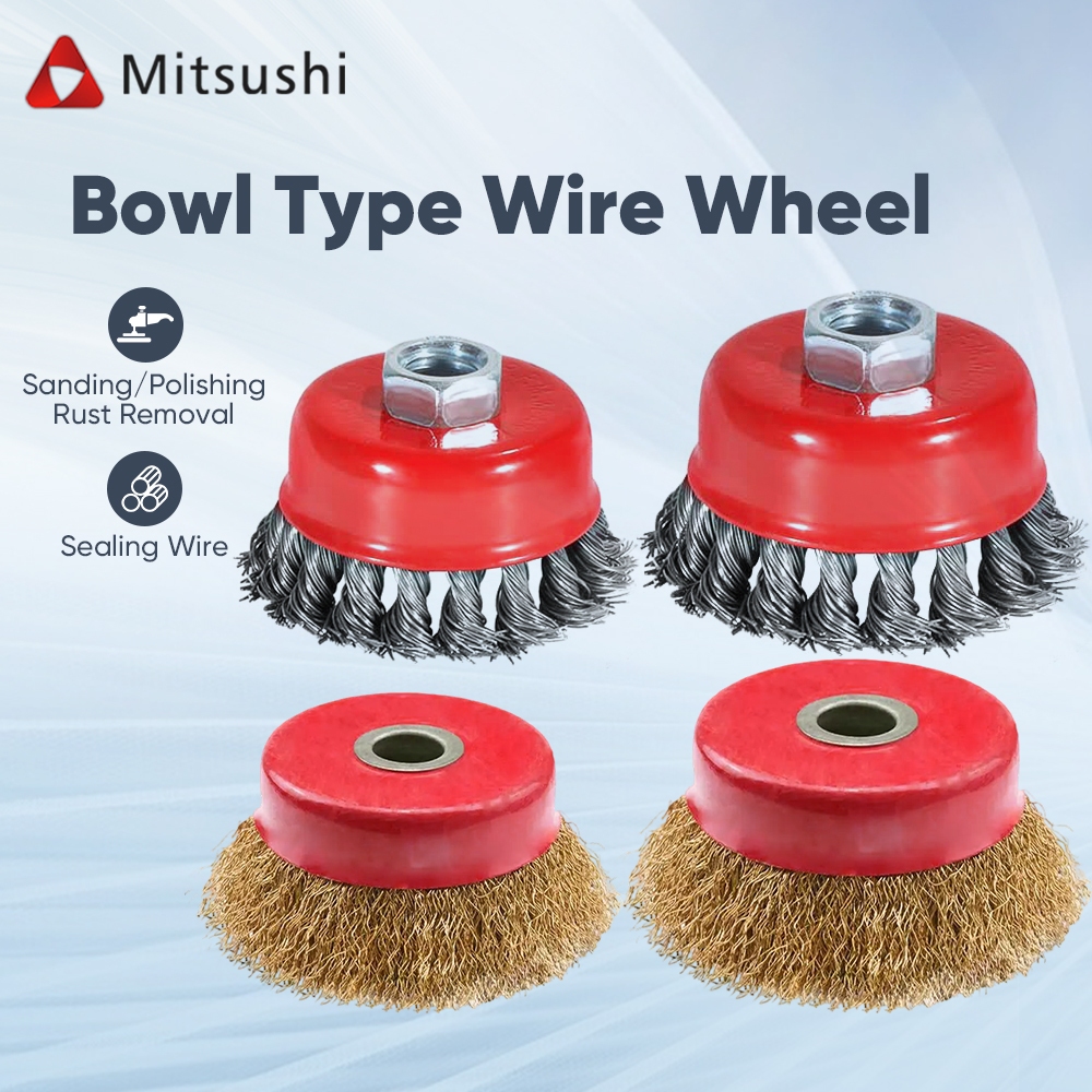 Mitsushi Wire wheel suitable for twisted wire brush suitable for ...