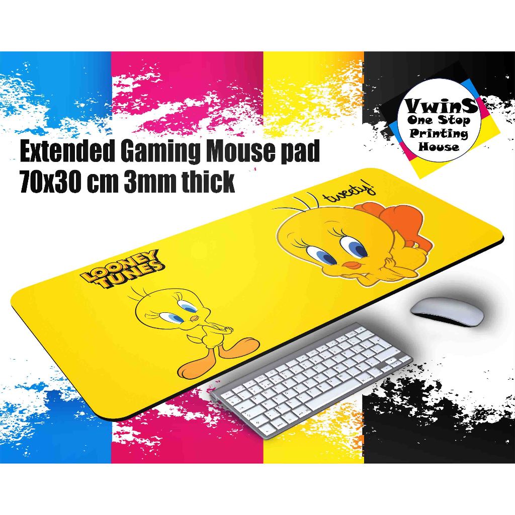 Tweety Bird Extended Mouse Pad Design! Sweetie tweet Tweety Bird Looney ...
