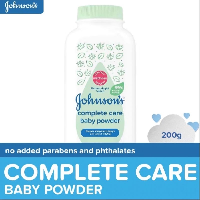 Johnsons Complete Care Baby Powder 200g | Shopee Philippines