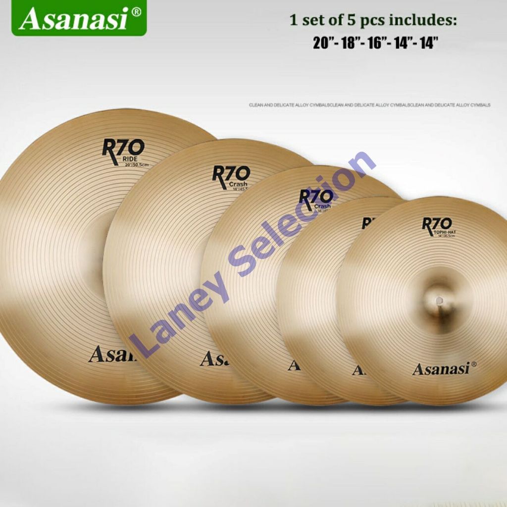 Asanasi Drum Set R70 Alloy Cymbals Set 14/16/18/20 Inches Set Drum Set ...