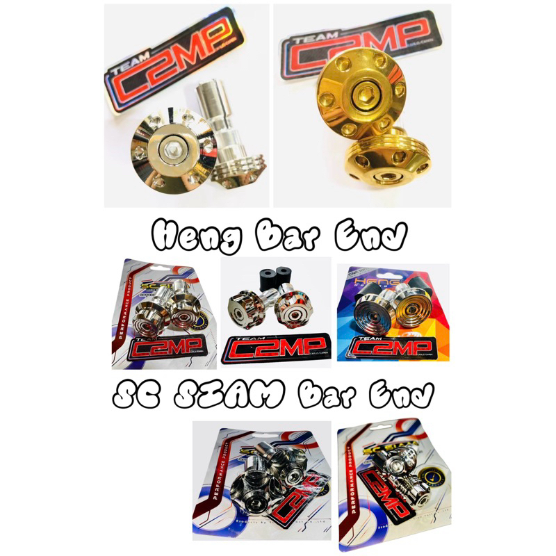 Heng Bar End Set Dotted CNC Gear | Shopee Philippines