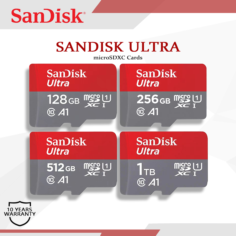 SanDisk Ultra 128GB/256GB/400GB/512GB/1TB MicroSDXC MicroSD Card UHS-I Memory Card | Shopee ...