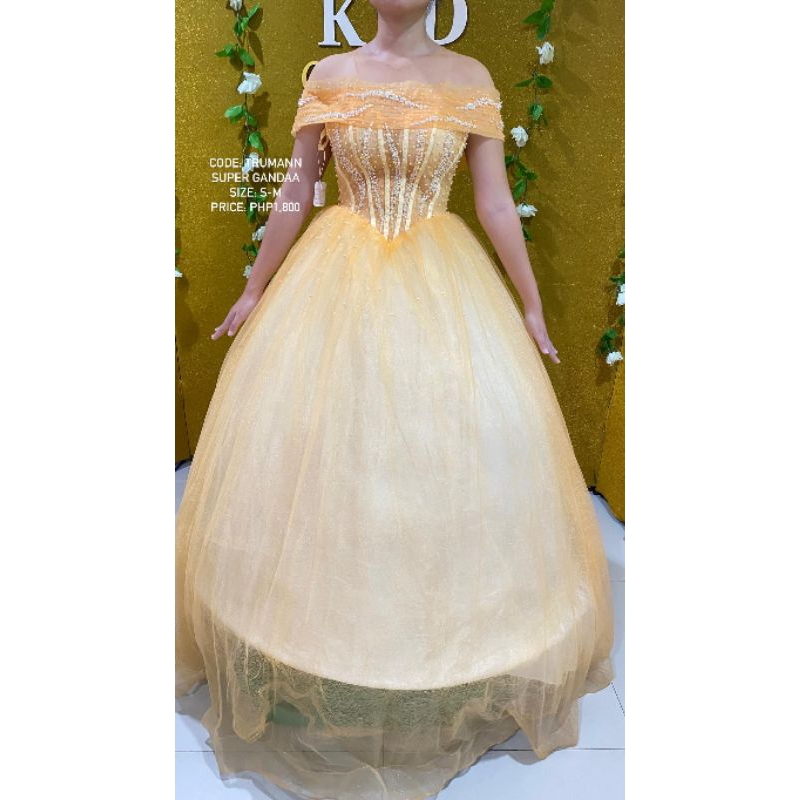 DEBUT GOWNS: CODE: (TRUMANN) | Shopee Philippines