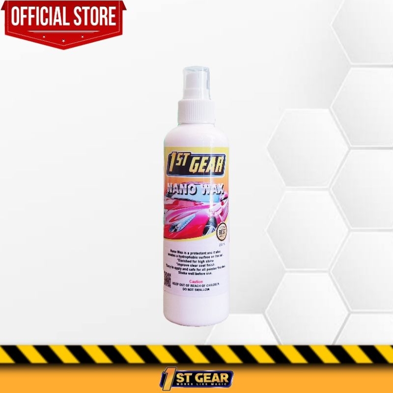 1st Gear Nano Wax - Mirror Finish, Easy to Apply, Protects Paint ...