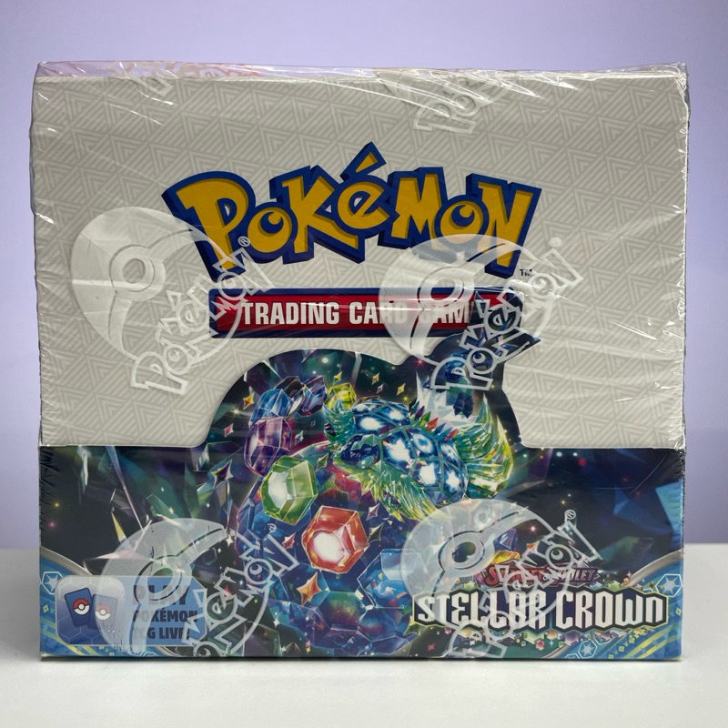 Pokemon Stellar Crown Booster Box (36 Booster Packs) TCG Scarlet ...