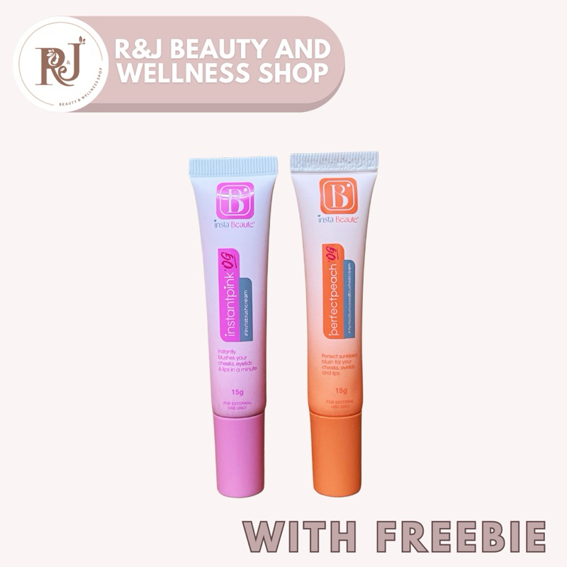 INSTABEAUTE Instapink Perfect Peach Blush On Cream 15g New Packaging ...
