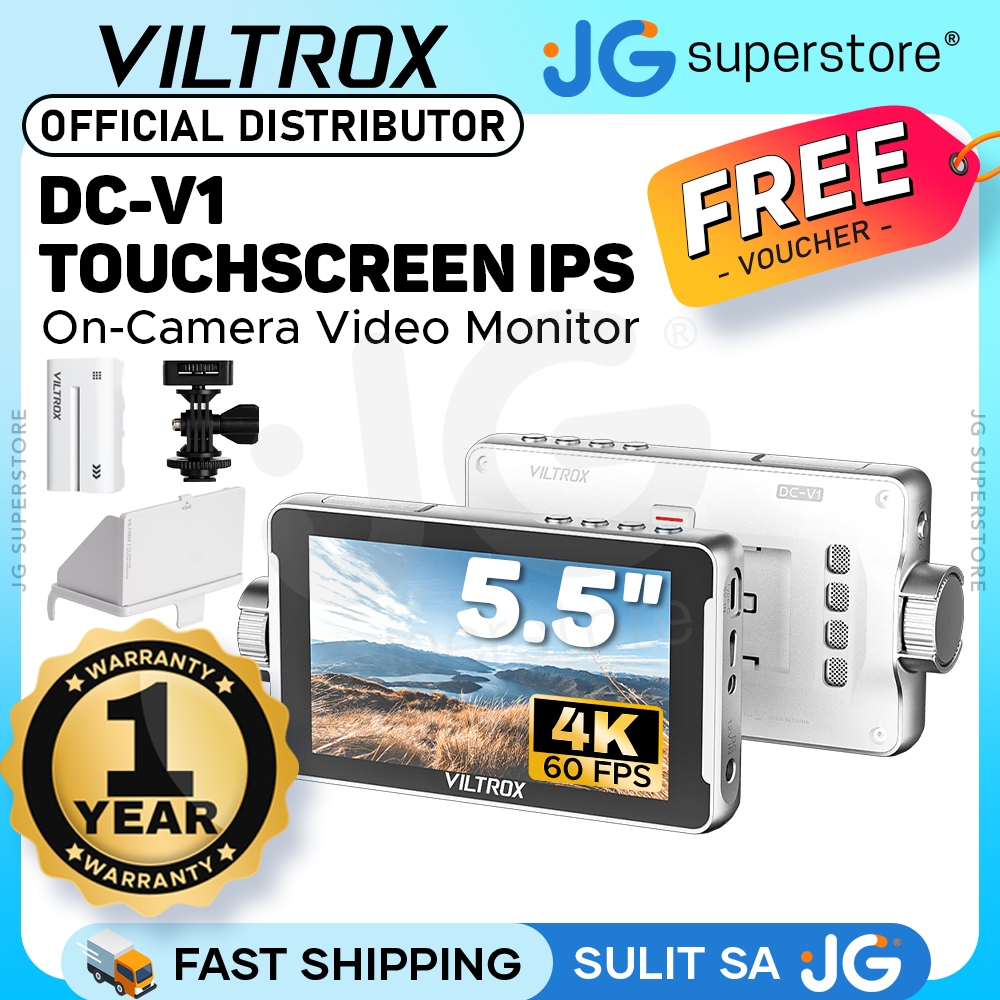 Viltrox DC-V1 5.5" On-Camera IPS Touchscreen 4K 60Hz Video Camera 1080p ...