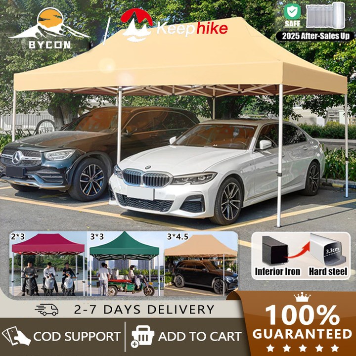 Tent For Car Waterproof Sun Protection Folding Retractable Moto Camping ...