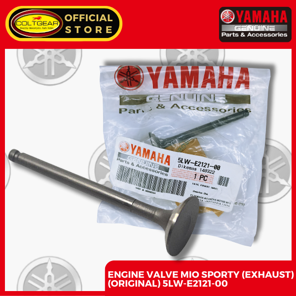 YAMAHA Genuine Parts Engine Valve (Exhaust) for Mio Sporty [ 5LW-E2121 ...