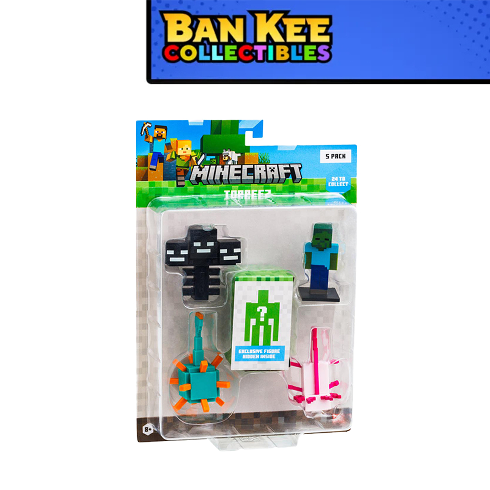 MINECRAFT (PMI) - Minecraft Special Edition Toppeez 5 pack blister ...