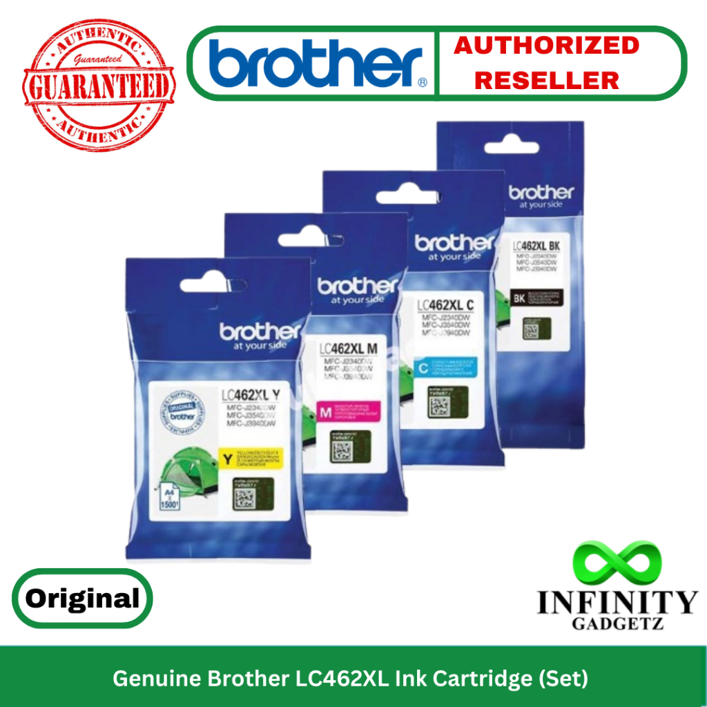 Genuine Brother LC462XL Ink Cartridge for MFC-J2340DW, MFC-J2740DW, MFC ...