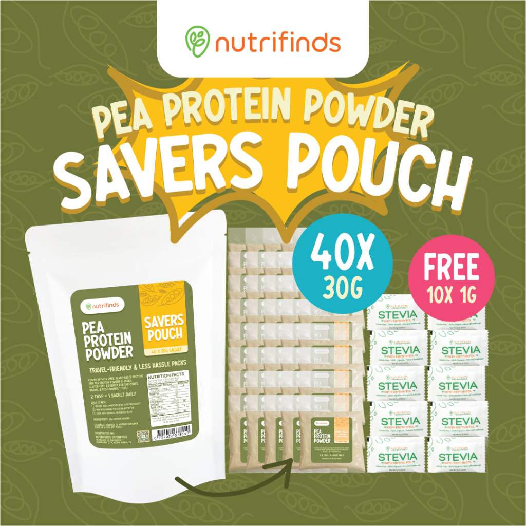 Nutrifinds Pea Protein Powder in Sachet | Shopee Philippines
