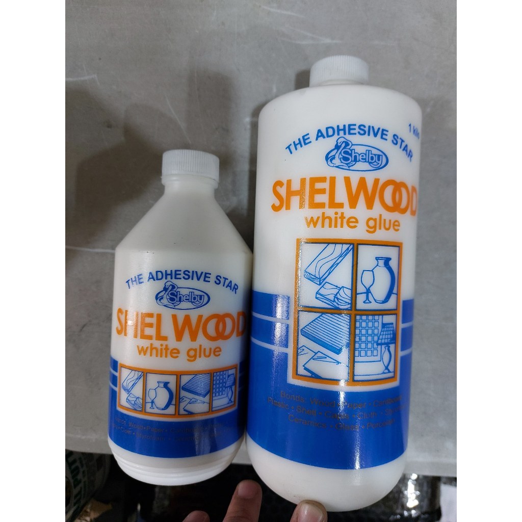 Shelwood WHITE GLUE Shelby , Choose From 500ml or 1Liter | Shopee ...