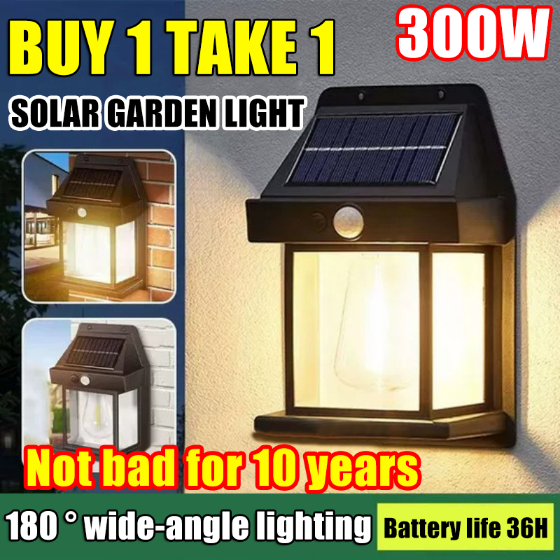 Solar Lanterns Wall Light Outdoor Intelligent Garden Lamp Motion Sensor ...
