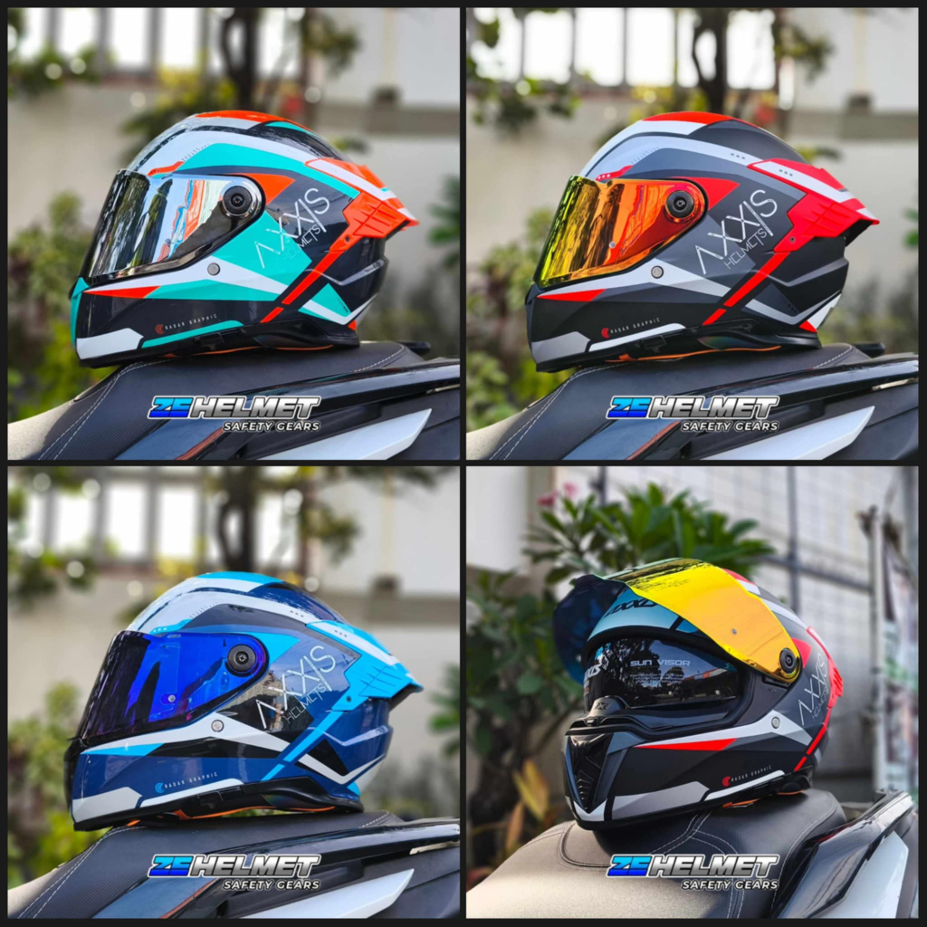 AXXIS HAWK V2 RADAR - FULL FACE | Shopee Philippines