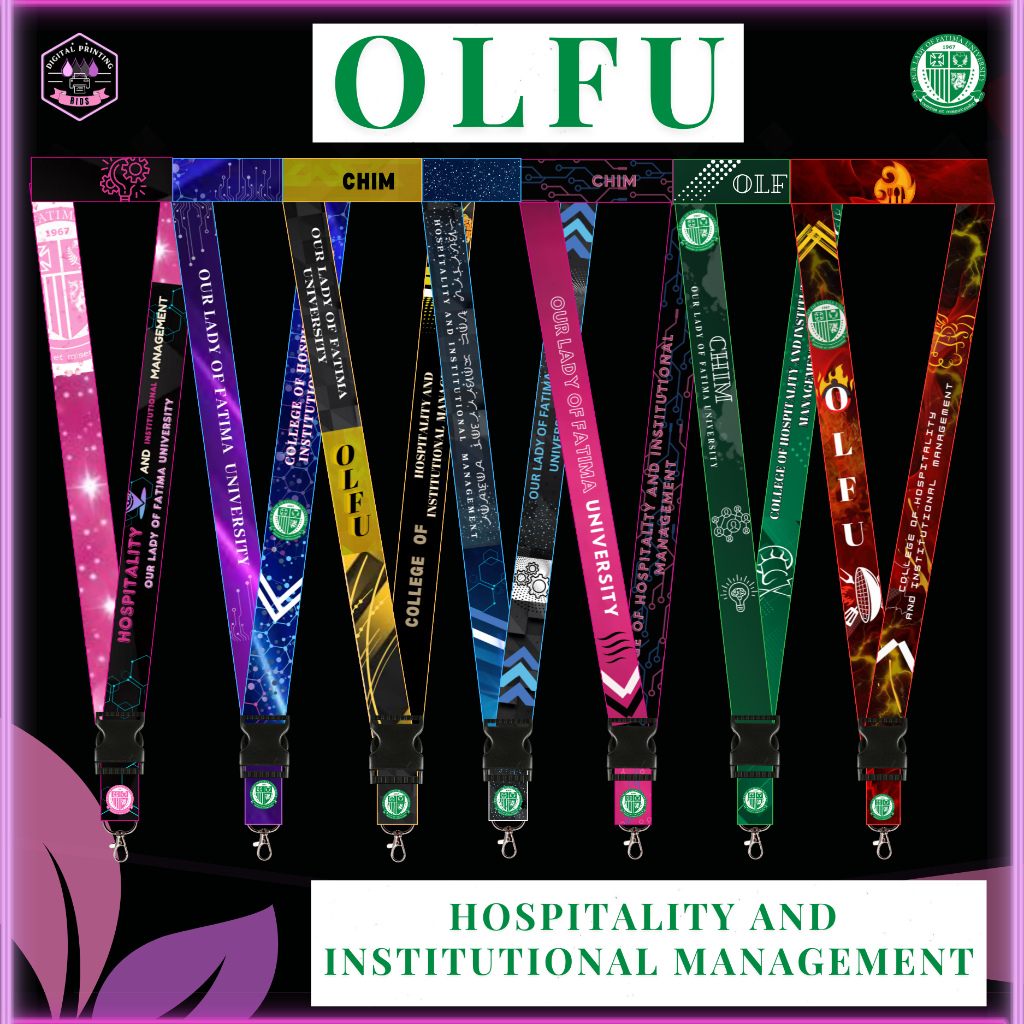 OLFU I HOSPITALITY AND INSTITUTIONAL MANAGEMENT (CHIM) ID Lace ...
