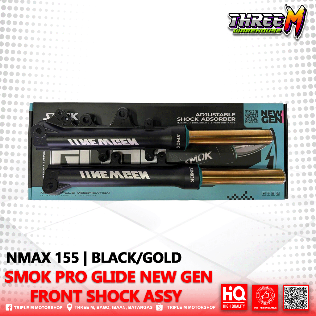SMOK PRO GLIDE NEWGEN FRONT SHOCK ASSY FOR NMAX V2 / CLICK 150 | Shopee ...
