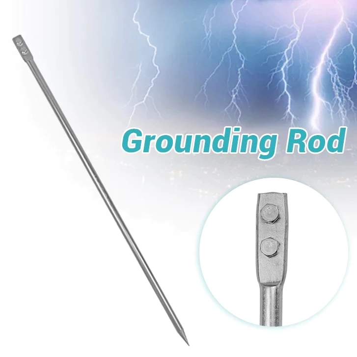 1Pcs Galvanized Grounding Rod 800*16mm For Engineering Power Plant ...