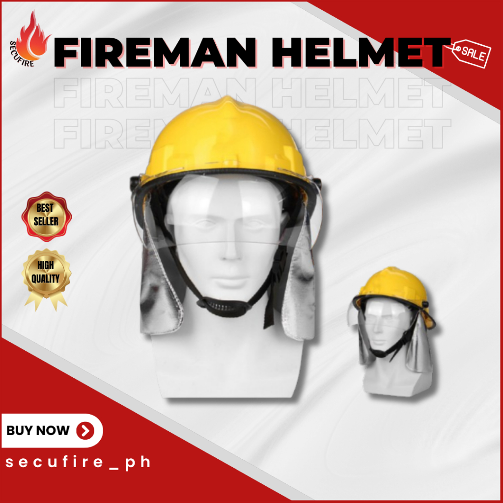 Fireman's Safety Helmet With Goggle Amice Electric Shock Prevention ...
