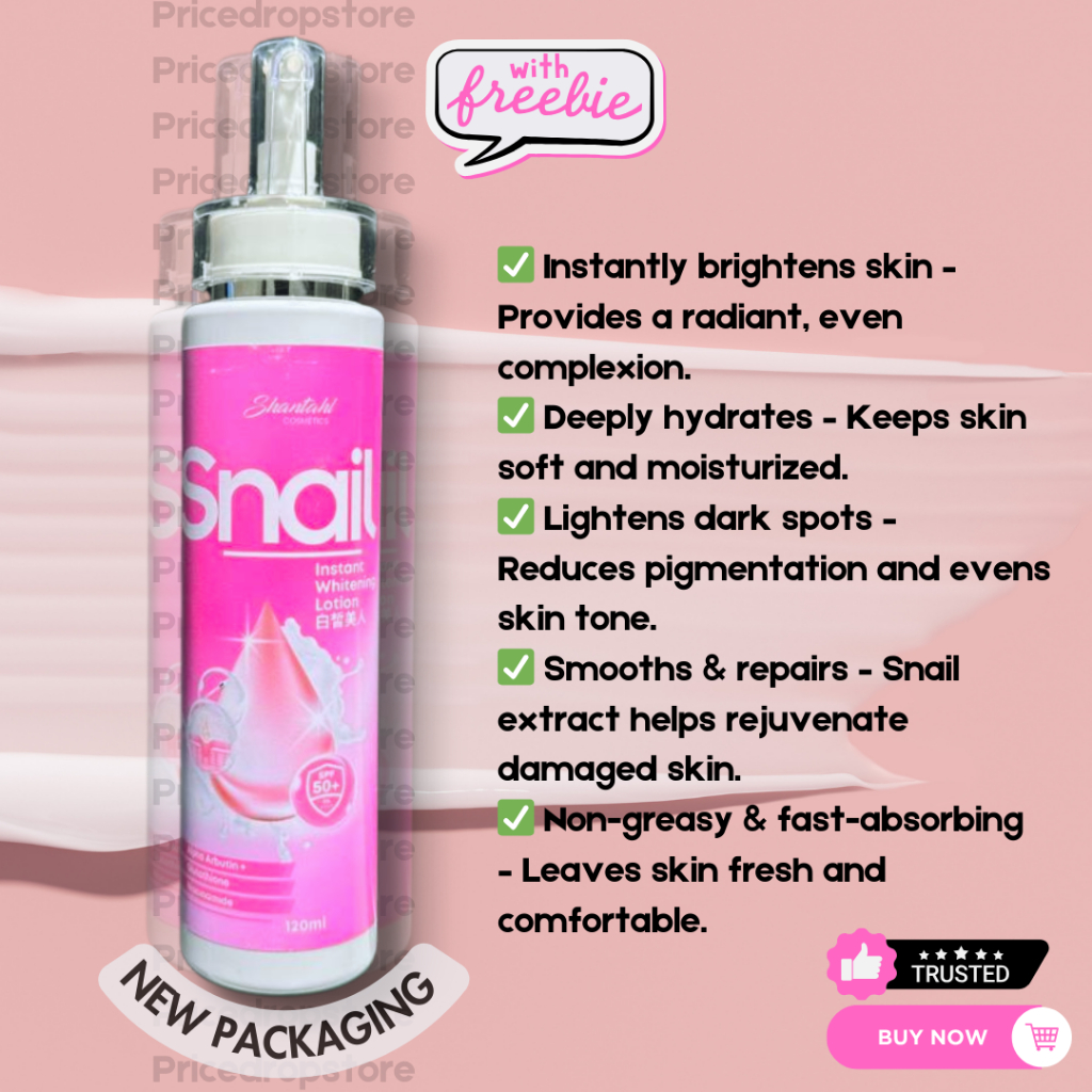 Shantahl Snail Whitening Lotion SPF50+ | Authentic, New Packaging ...