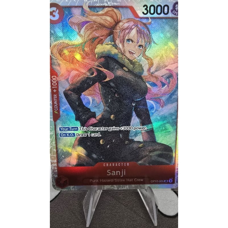 OP10-005 Sanji SR One Piece card game Royal Blood TCG English | Shopee Philippines