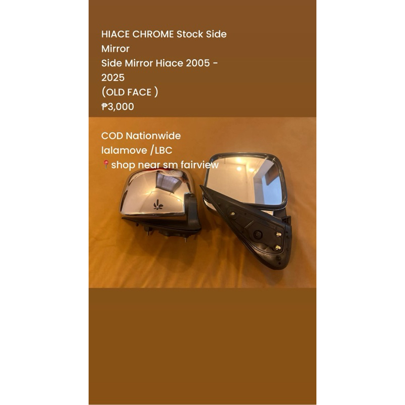 hiace chrome mirror old face | Shopee Philippines