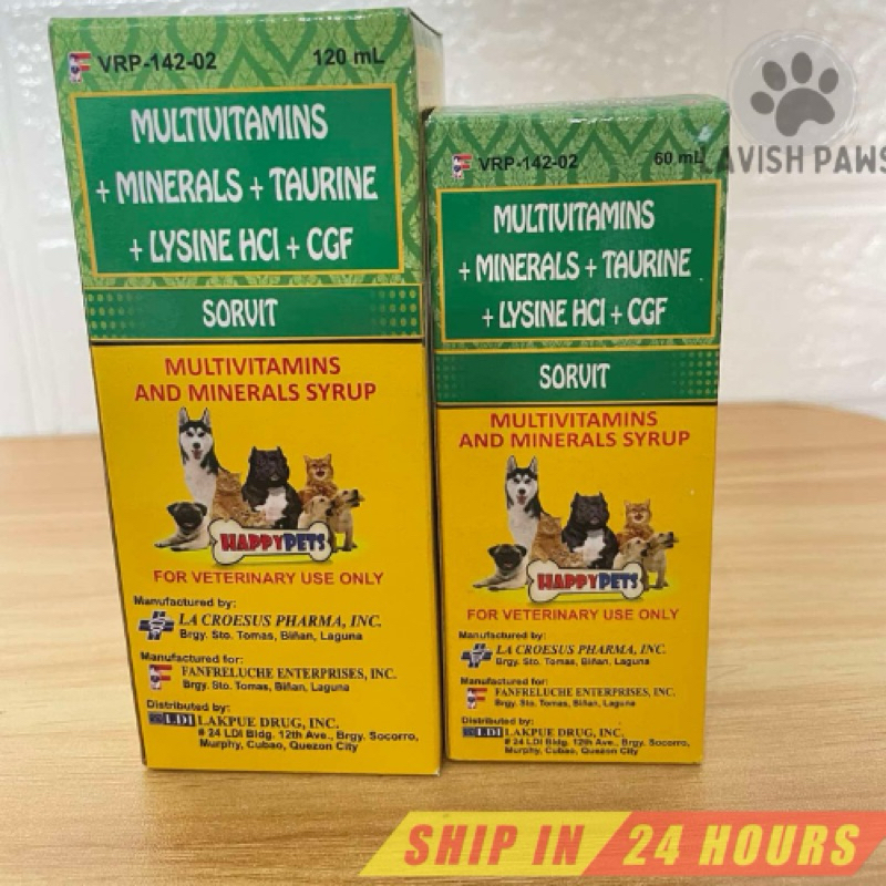 Sorvit Perfomance Enhancer Multivitamins and Minerals Syrup For Cats ...