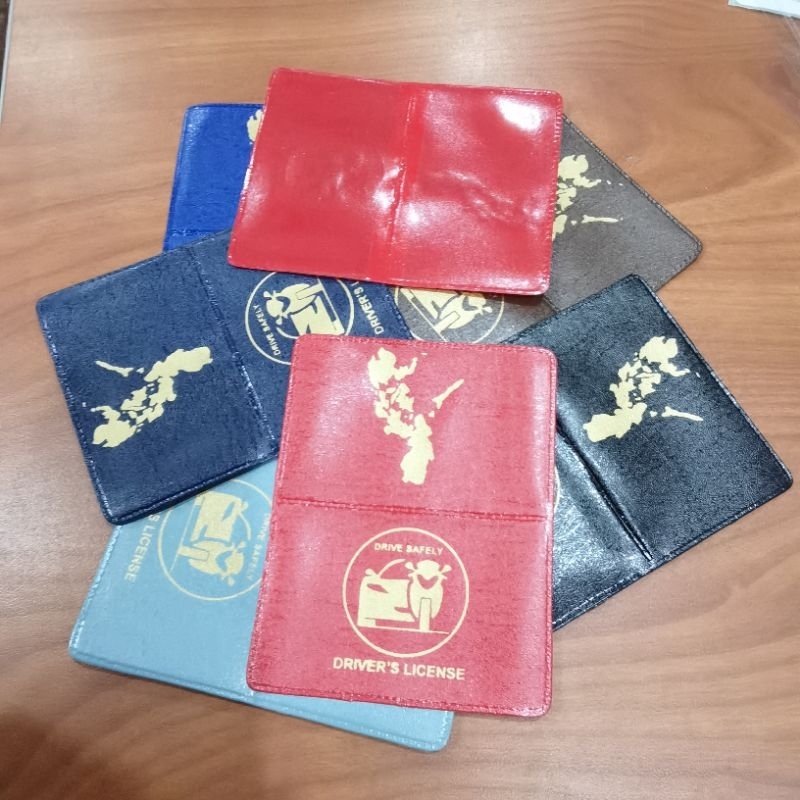 NEW DESIGN DRIVER’S LICENSE HOLDER (PVC COWHIDE WITH GOLD PRINT ...