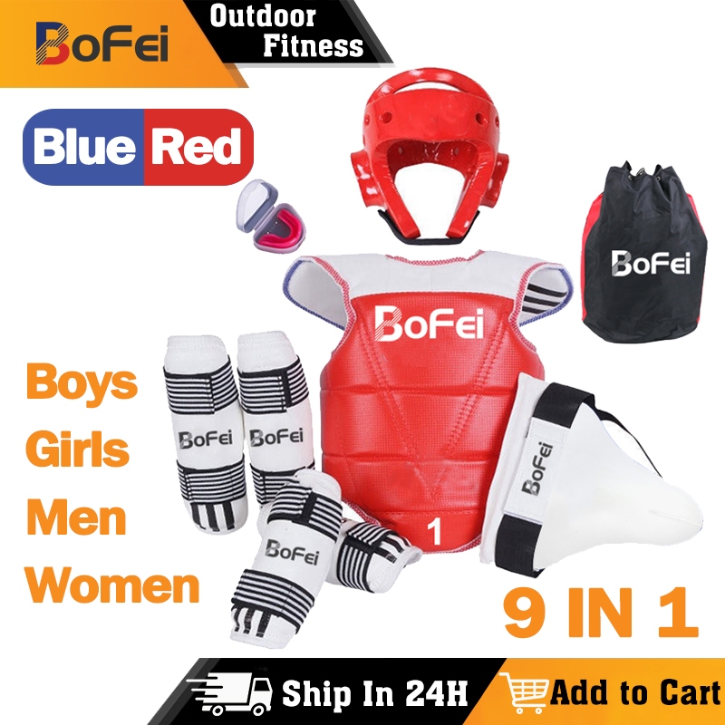 9 in 1 Taekwondo Karate Practice Child And Adults Taekwondo Protective ...