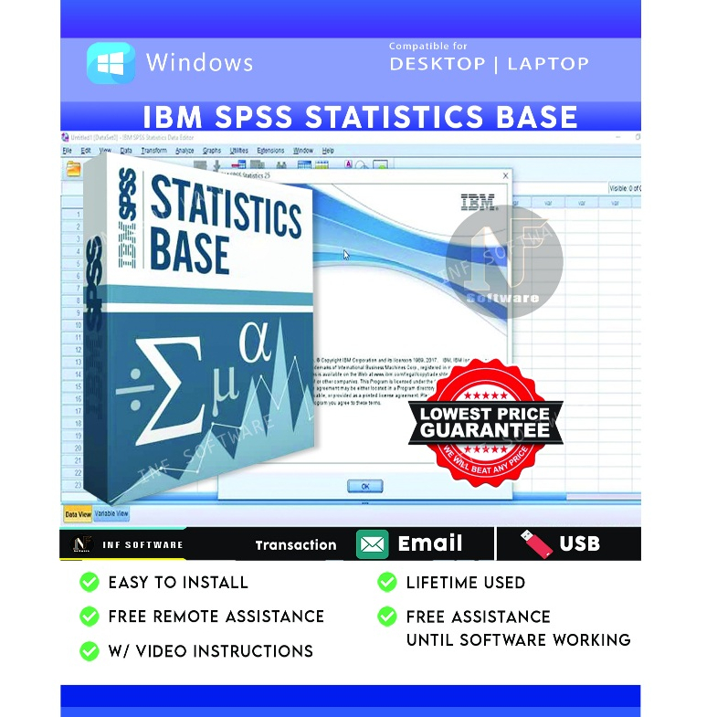 SPSS Statistics 27 | 26 IBM Premium for Windows Lifetime used | Shopee Philippines