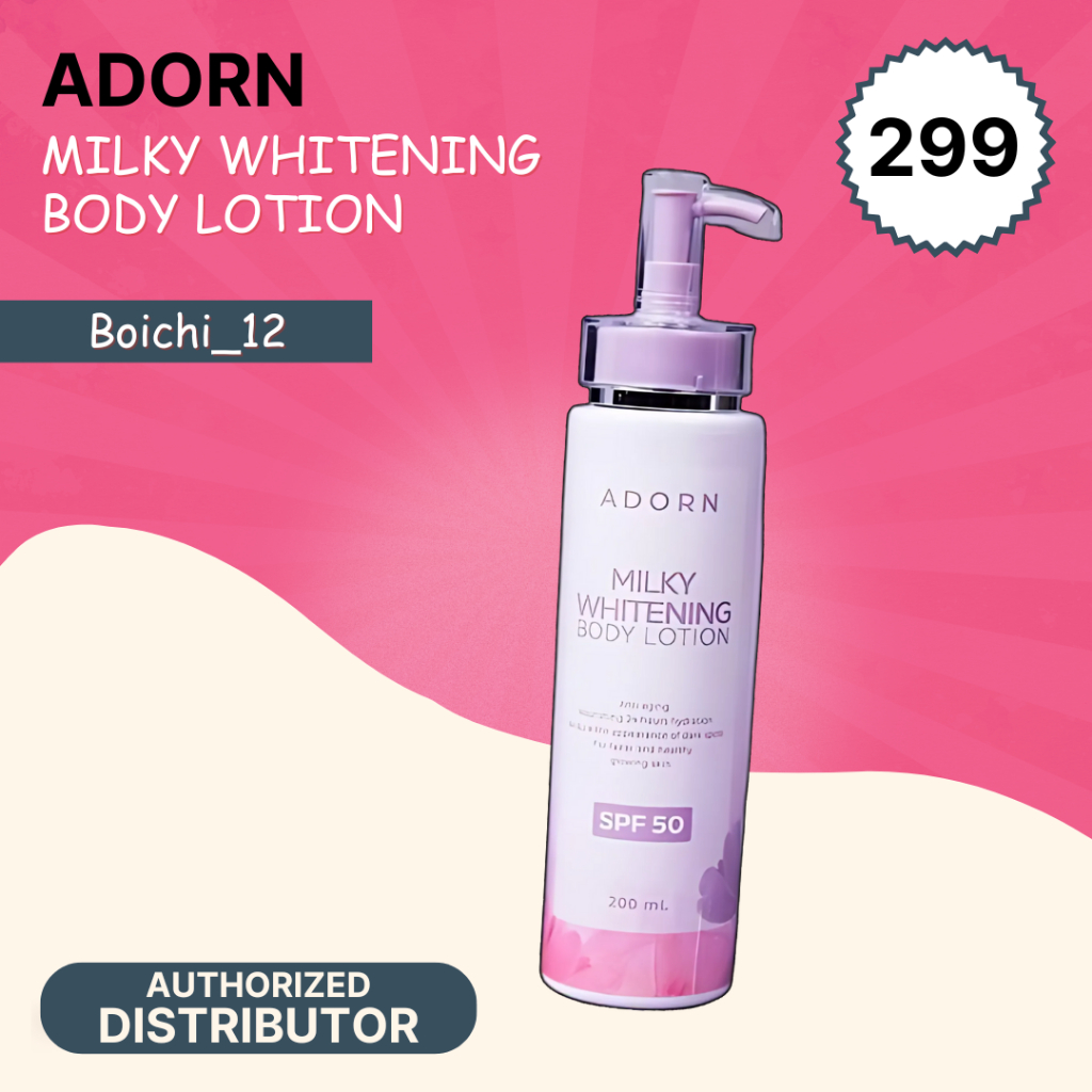 ADORN MILKY WHITENING LOTION | Shopee Philippines