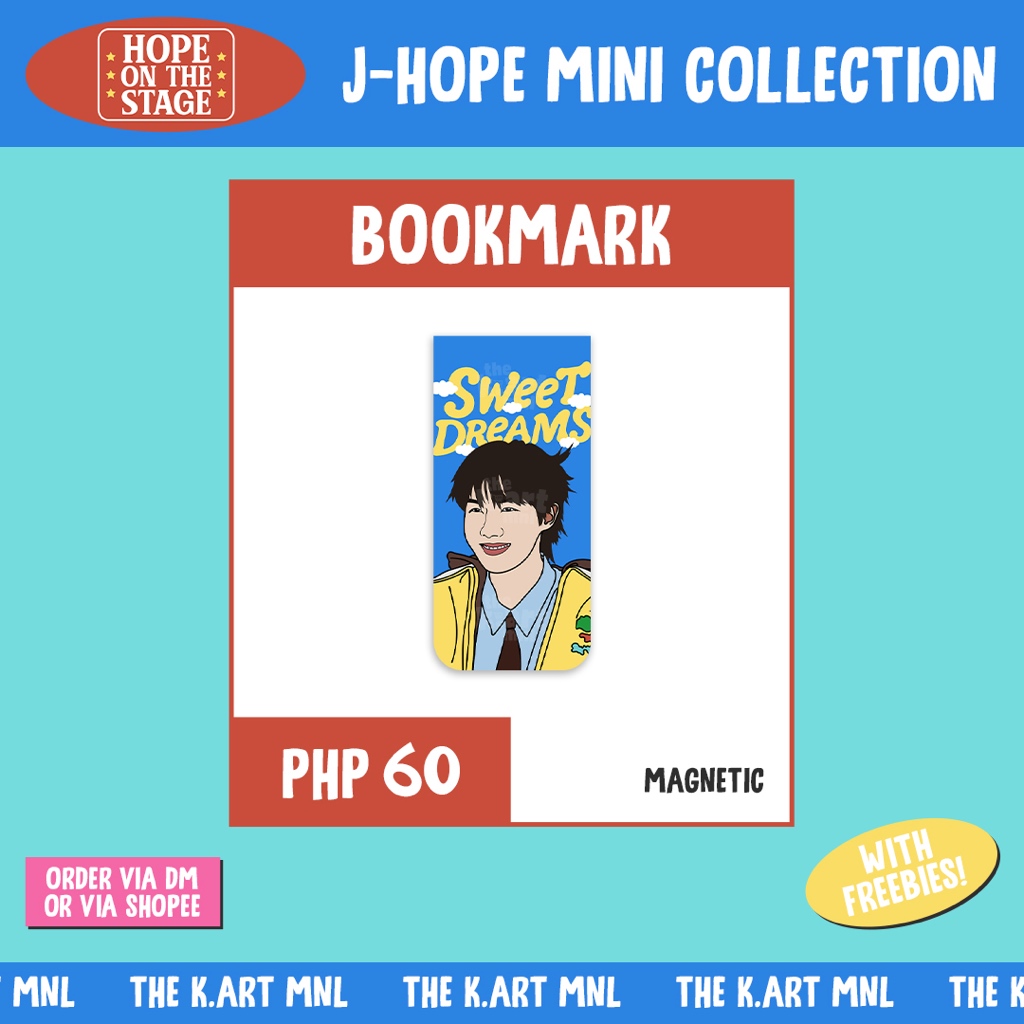 J-HOPE 'HOPE ON THE STAGE' - HANDCRAFTED MAGNETIC BOOKMARK | Shopee ...