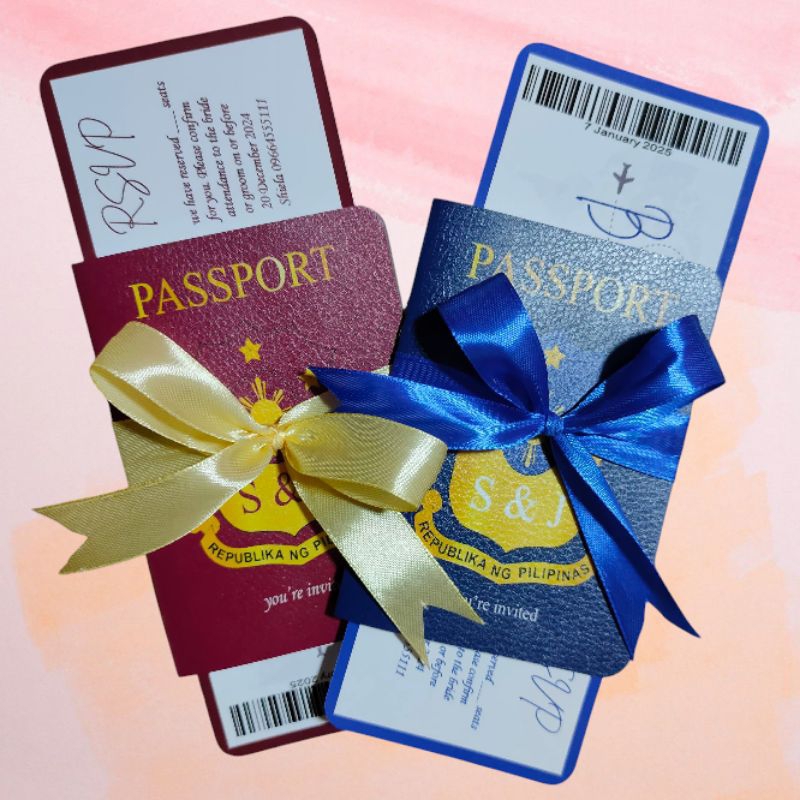 Passport Invitations | Shopee Philippines