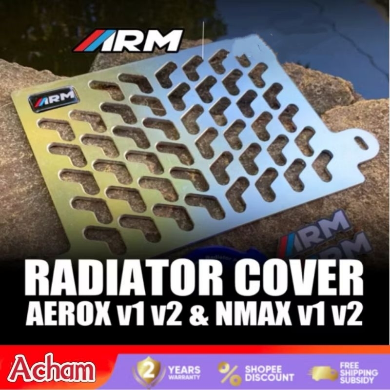 ARM Radiator Cover Yamaha Nmax 155 NVX 155 V1 V2 AeroxNVX155 Coolant ...