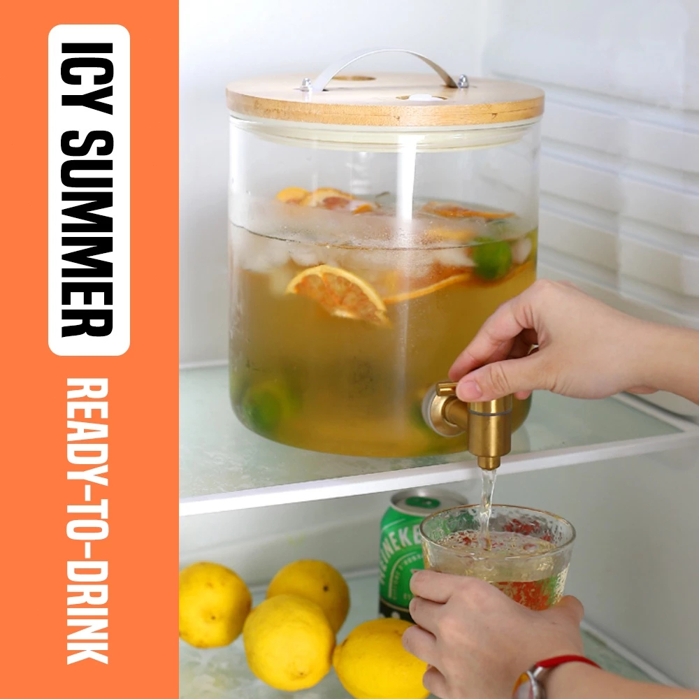 【COD】Nordic Minimalist Premium Wooden Borosilicate Glass Water Drink ...
