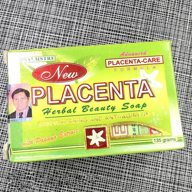 New Placenta Herbal Beauty Soap with Papaya Extract 30g | Shopee ...