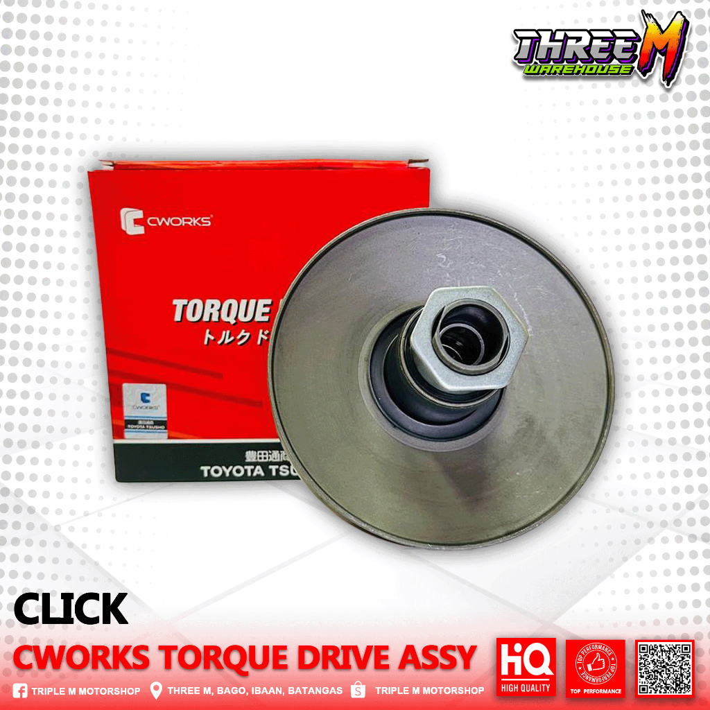 CWORKS TORQUE DRIVE ASSY FOR CLICK/NMAX/AEROX/MIO125/M3/BEAT FI/MIO ...