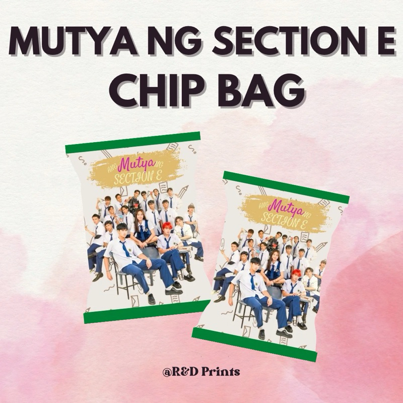 AMNSE Ang Mutya Ng Section E Chip Bag Fan Kit Fanmade only | Shopee ...