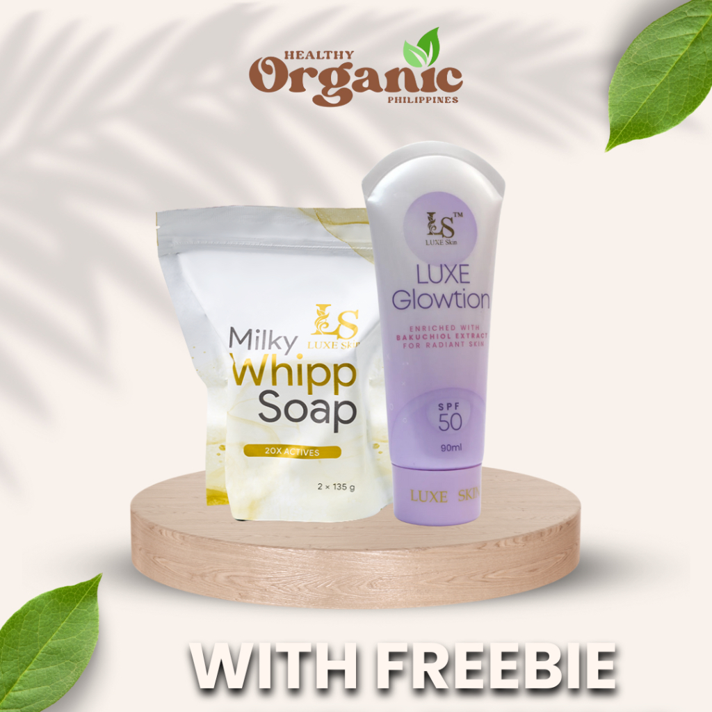 LUXE SKIN Milky Whipp Soap Glowtion Lotion Face Body Whitening Flawless ...