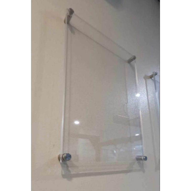 ACRYLIC WALL FRAME (A4 size) for Evacuation Plan, Business Permits ...